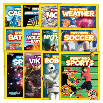 英文原版 National Geographic Kids Everything Robotics 国家地理儿童万物百科12册 英文版 进口英语原版书籍