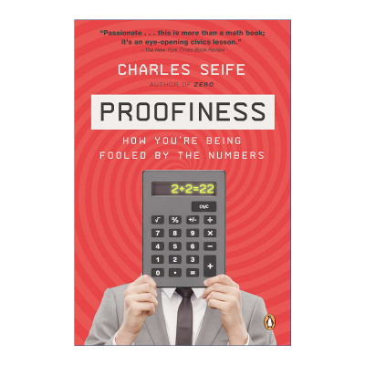 Proofiness 校对 你是如何被数字愚弄的 数学 Charles Seife进口英文原版书籍