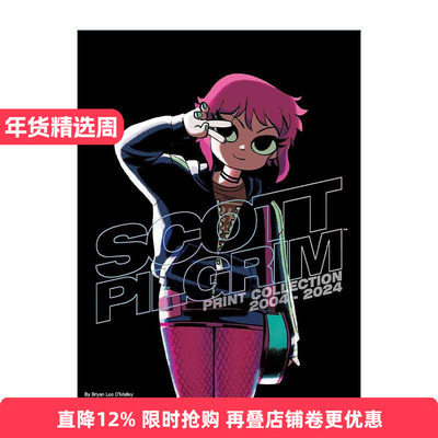 英文原版 Scott Pilgrim Print Collection 2004-2024 歪小子斯科特纪念海报画集 英文版 进口英语原版书籍