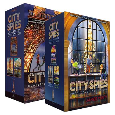 英文原版 City Spies Undercover Collection 城市间谍精装1-6册盒装 青少年冒险故事 英文版 进口英语原版书籍