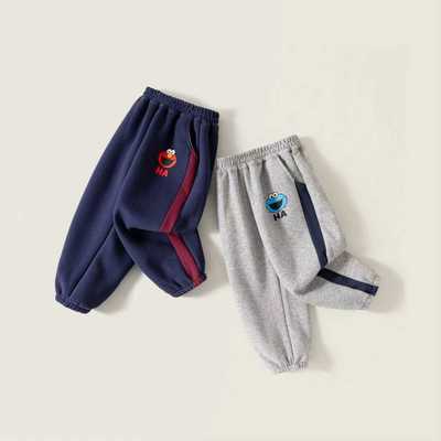 拼色加绒卫裤ZTD13