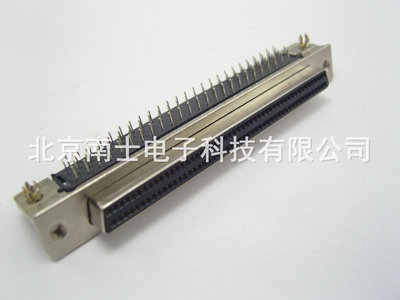 AMP SCSI 100P MDR 母头 90度弯脚 焊板 HPDB100 针式DB型 插座