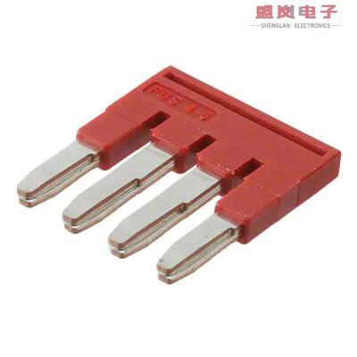 原装正品3030187[JUMPER TERM BLK 4POS FLAT PIN]
