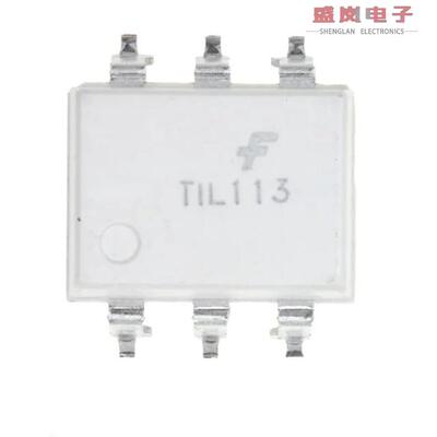 原装正品TIL113SM[OPTOISO 4.17KV DARL W/BASE 6SMD]