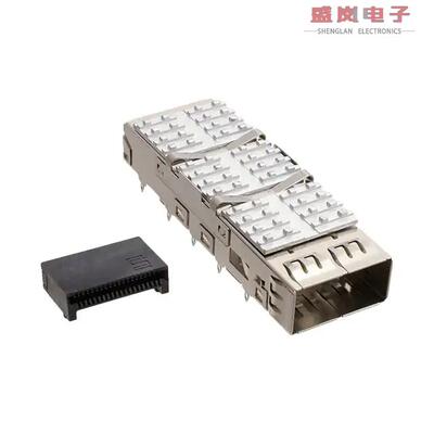 原装正品QSFPK-PF-02[CONN QSFP RCPT CAGE HSINK 38P RA]