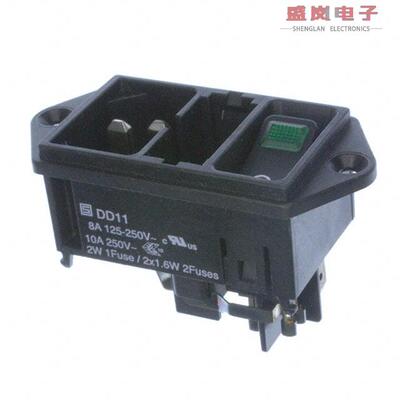 原装正品DD11.0124.1110[PWR ENT MOD RCPT IEC320-C14