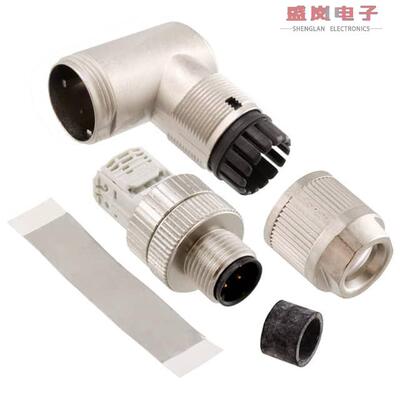 原装正品1553624[CONN PLUG MALE 4POS GOLD IDC]