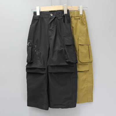 S-WO*BO*家110-150春 品牌折扣童装/大童休闲工装直筒长裤19238二