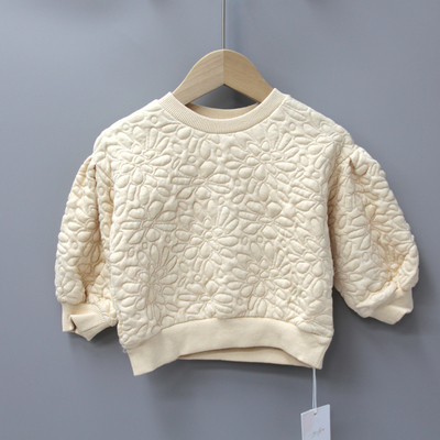 G-古li家80-120春秋 品牌童装折扣/儿童休闲上衣长袖卫衣04007杏