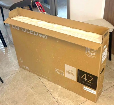 42寸LG电视机42C2包装箱42C3纸箱42C4空箱42C5外箱盒子泡沫PCA