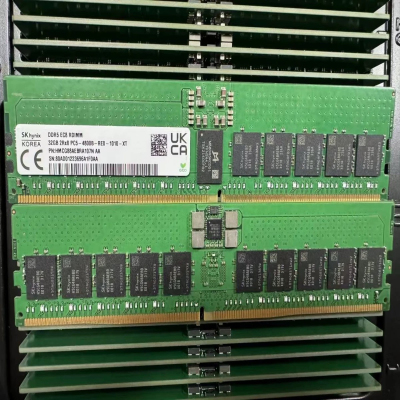 SK海力士32G 2RX8 PC5-4800 DDR5 REG HMCG88AEBRA107N服务器
