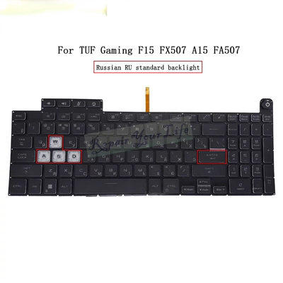 RU全新FX517 FX707 FA507 FX607J ZR/ZC/ZV/ZE/RC/RM键盘fx507