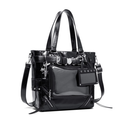 叛逆甜心 机车风痛包娃包 吧唧谷子娃娃展示超大容量追星痛包