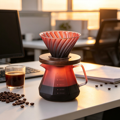 Coffee filter手冲玻璃咖啡壶滤杯过滤器漏斗滴漏壶挂耳过滤杯