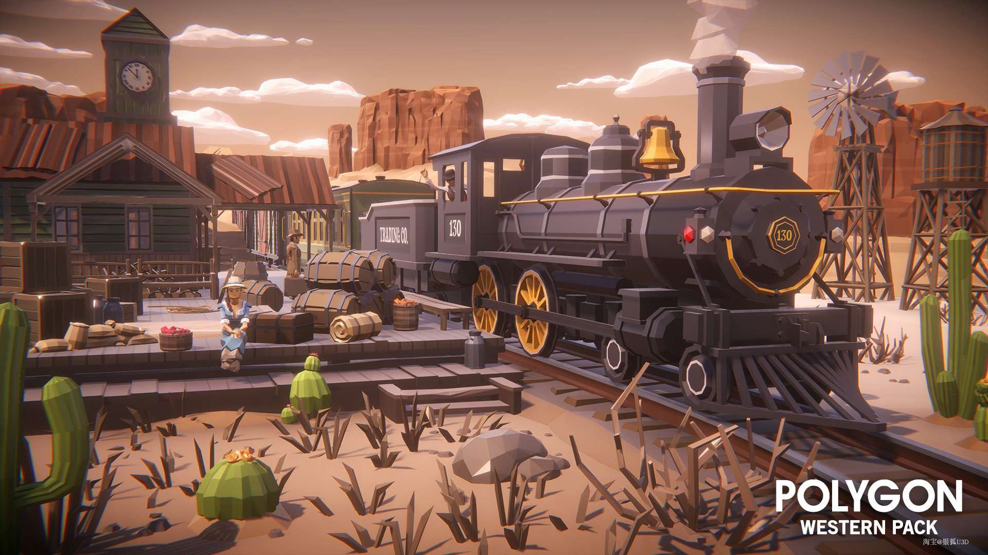 UE4虚幻4 POLYGON Knights Pack 4.21幻想骑士模型包_虎窝淘