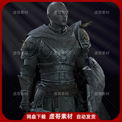 UE4角色 Fallen Knight 魔幻风格游戏堕落骑士人物角色