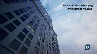 UE4 虚幻4资源 城市建筑 Brushify - Urban Buildings Pack 4.25