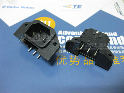 Qualtek 电源输入模块 3路 公形引脚 插座 703W-00/52