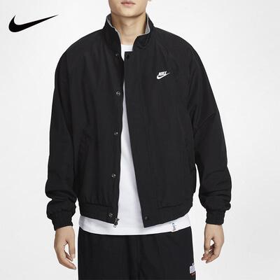Nike耐克外套男2025春季新款立领加绒保暖运动休闲防风夹克FZ0657