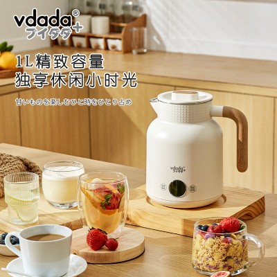 VDADA日本恒温电热水壶家用泡茶六段智能控温烧水壶保温一体全1L