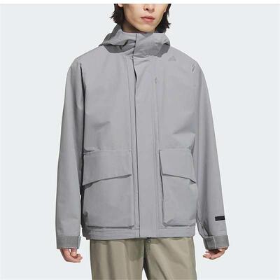 阿迪男装潮流时尚连帽夹克外套