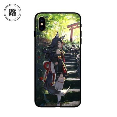 动漫hololive周边百鬼绫目白上吹雪凑阿库娅夏色祭手机壳任意机型