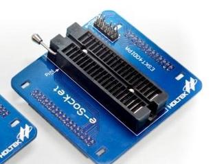 代理销售合泰盛群ESKT40DIPA烧录座子搭配e-Writer Pro烧录器