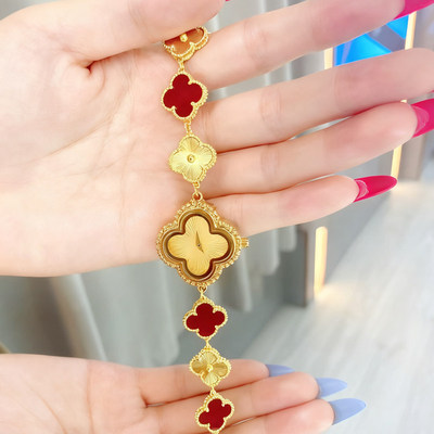 【生日礼物】Alhambra四叶草幸运手表女款女士轻奢小众高级感女表