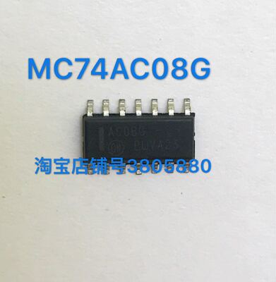 MC74AC08G  丝印：AC08G SOP-14 ON进口正品 可直拍