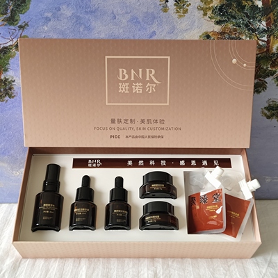 斑诺尔美肌臻颜套 紧致肌肤微商款 实体店直发防伪码验货