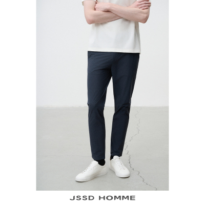 JSSDHOMME桑蚕丝直筒休闲长裤