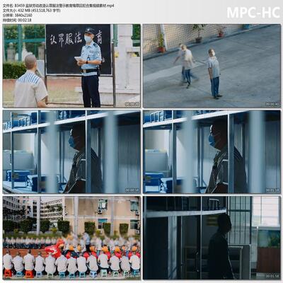 监狱劳动 警示教育悔罪囚犯视频素材