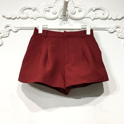 潮系*容系列 D73404 时尚短裤品牌女装折扣靓