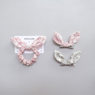 英国liberty清新植物纯棉发圈