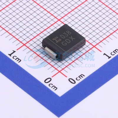 静电保护器(TVS/ESD) SMCJ10A-13-F DO-214AB DIODES(美台) 原装