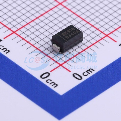 肖特基二极管 B340AQ-13-F DO-214AC DIODES(美台) 电子元件配单