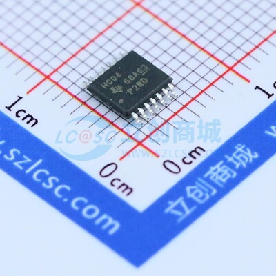 反相器 SN74HC04PWR TSSOP-14 TI/德州 电子元器件配单原装正品