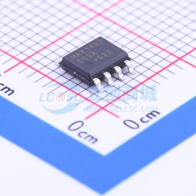 RS-485/RS-422芯片 MAX1487ECSA+T SOIC-8 MAXIM(美信) 原装正品
