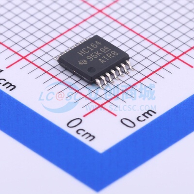 移位寄存器 SN74HC164PWR TSSOP-14 TI/德州 电子元器件原装正品