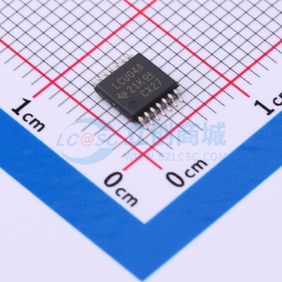 反相器 SN74LVCU04APWR TSSOP-14 TI/德州 电子元件配单原装正品