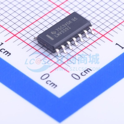 比较器 LMV339IDR SOIC-14 TI/德州 电子元器件配单原装正品