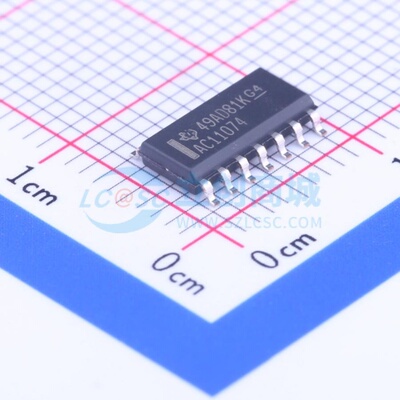 触发器 74AC11074DR SOIC-14 TI/德州 电子元器件配单原装正品