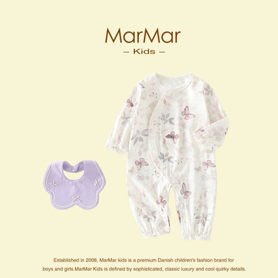 丹麦婴儿连体衣春秋和尚服哈衣