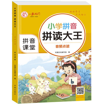 小学拼音拼读大王一年级专项训练声母韵母整体认读音节音频点读看拼音写词语一年级学拼音神器