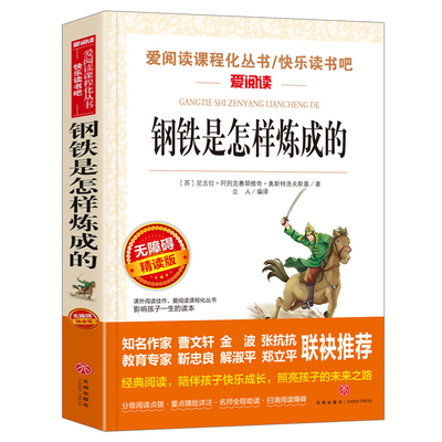 钢铁是怎样炼成的初中正版原著