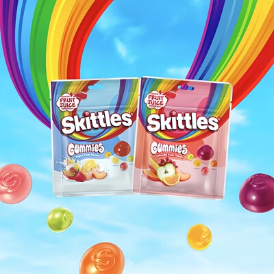 香港代购skittles彩虹水果味软糖
