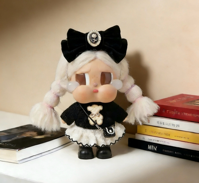 新年 哭娃Crybaby vacation新年娃衣搪胶毛绒衣服娃衣套装裙子