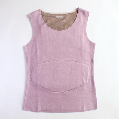 新一步加厚贴片发热保暖背心女