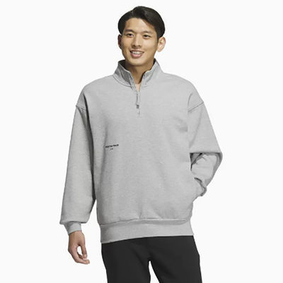 正品Adidas/阿迪达斯男子立领半拉链休闲卫衣套头衫IZ1596 IZ1597