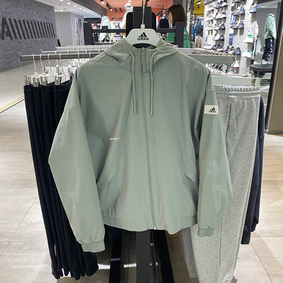 正品Adidas/阿迪达斯男子春秋款防风加绒保暖运动夹克外套IP4981